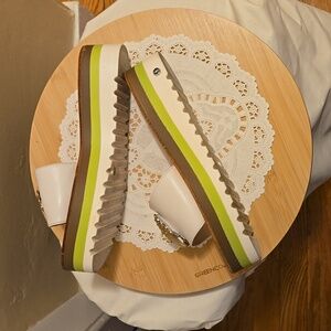 Miss Trish | Shoes | Miss Trish Of Capri Slipon Platform Embellished ...
